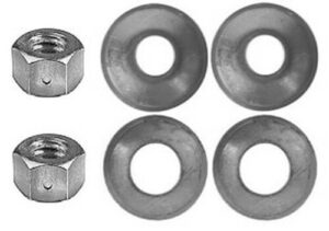 Lower Rear Shock Washers & Nut Set Most Models – The Mopar Shop